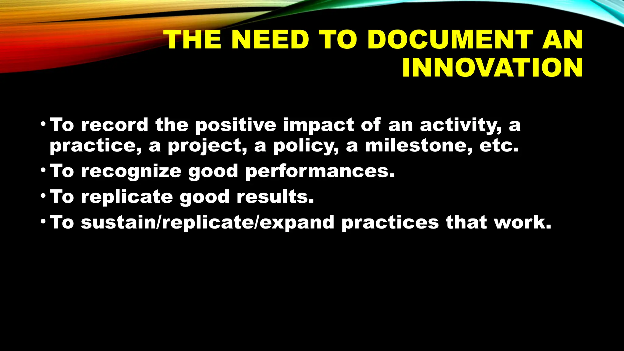 INNOVATING SCHOOL PROGRAMS, PROJECTS AND ACTIVITIES | PPT