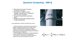 A presentation about IBM innovation over the years | PDF