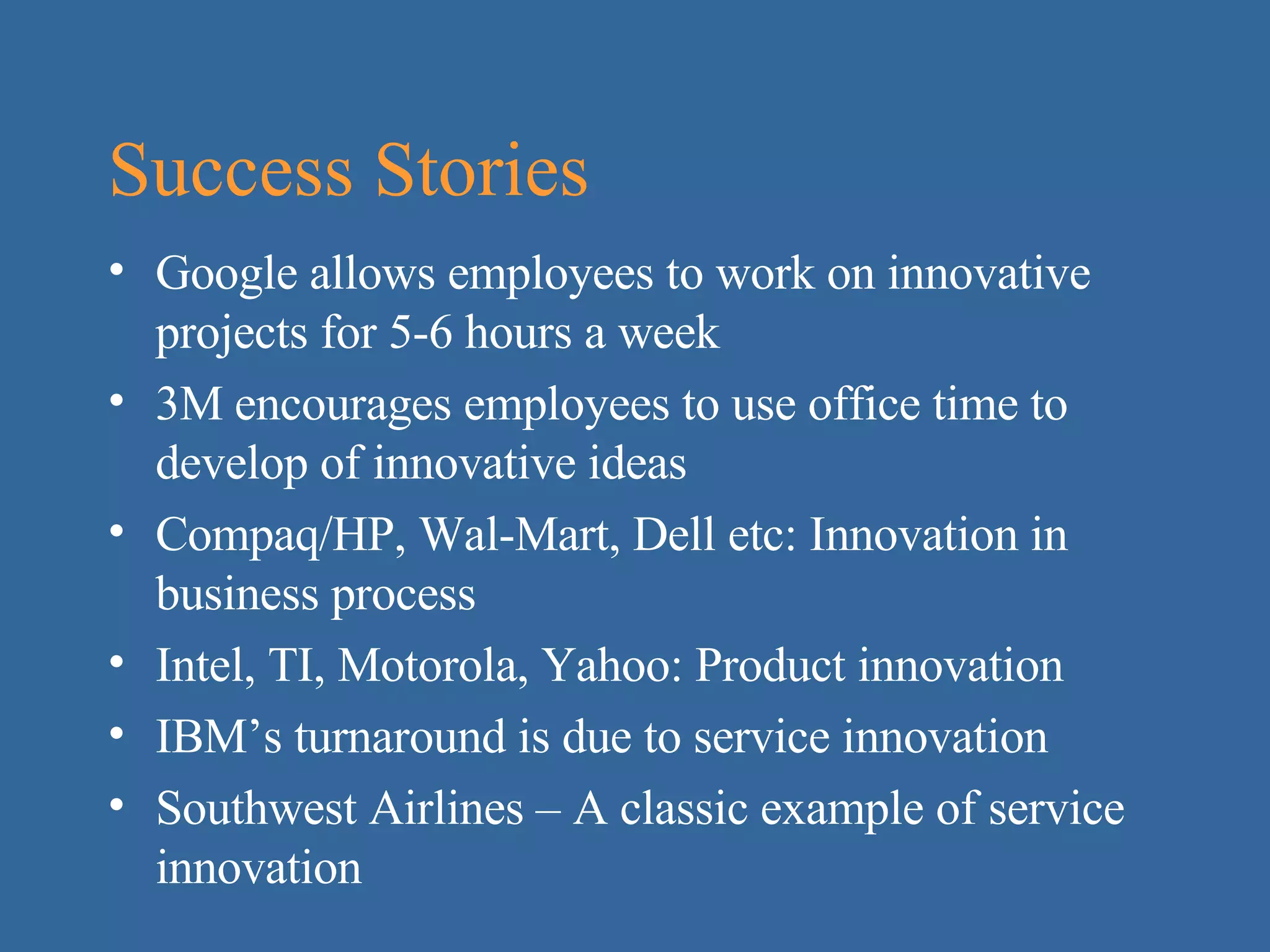 Innovation A Core Business Concept | PPS