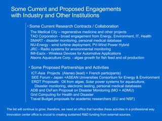 Innovation Center Intro Presentation | PPT