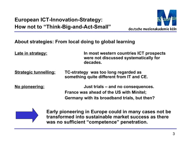 Innovation, Convergence, Competence in ICT | PPT