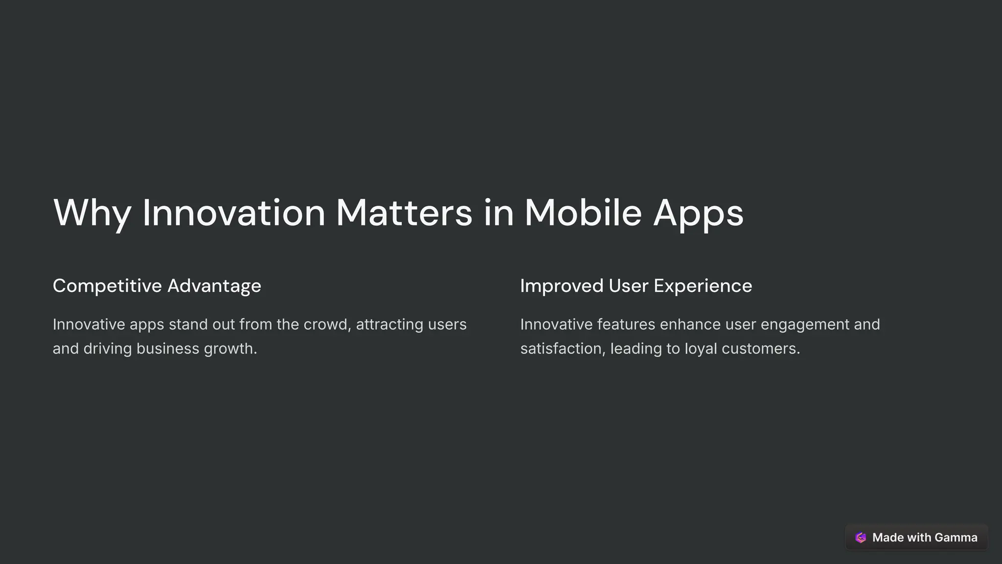 The Future of Innovation: A Deep Dive into Mobile App Development | PDF