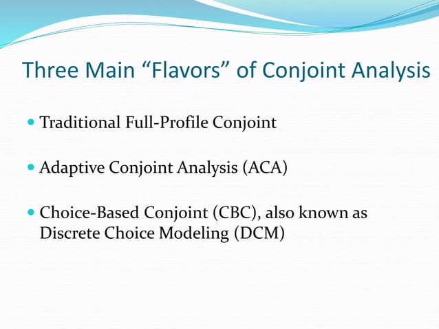 Innovation Intro to Conjoint | PPT