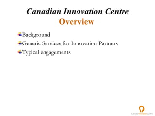 Innovation partners | PPT