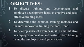 Employees Development Ideas | PPT