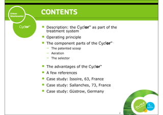Cyclor - Simplify wastewater treatment in a compact system | PDF ...