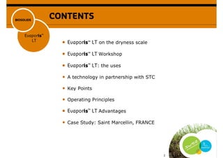 Evaporis LT - Low temperature sludge drying system | PDF