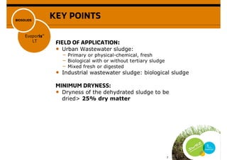 Evaporis LT - Low temperature sludge drying system | PDF