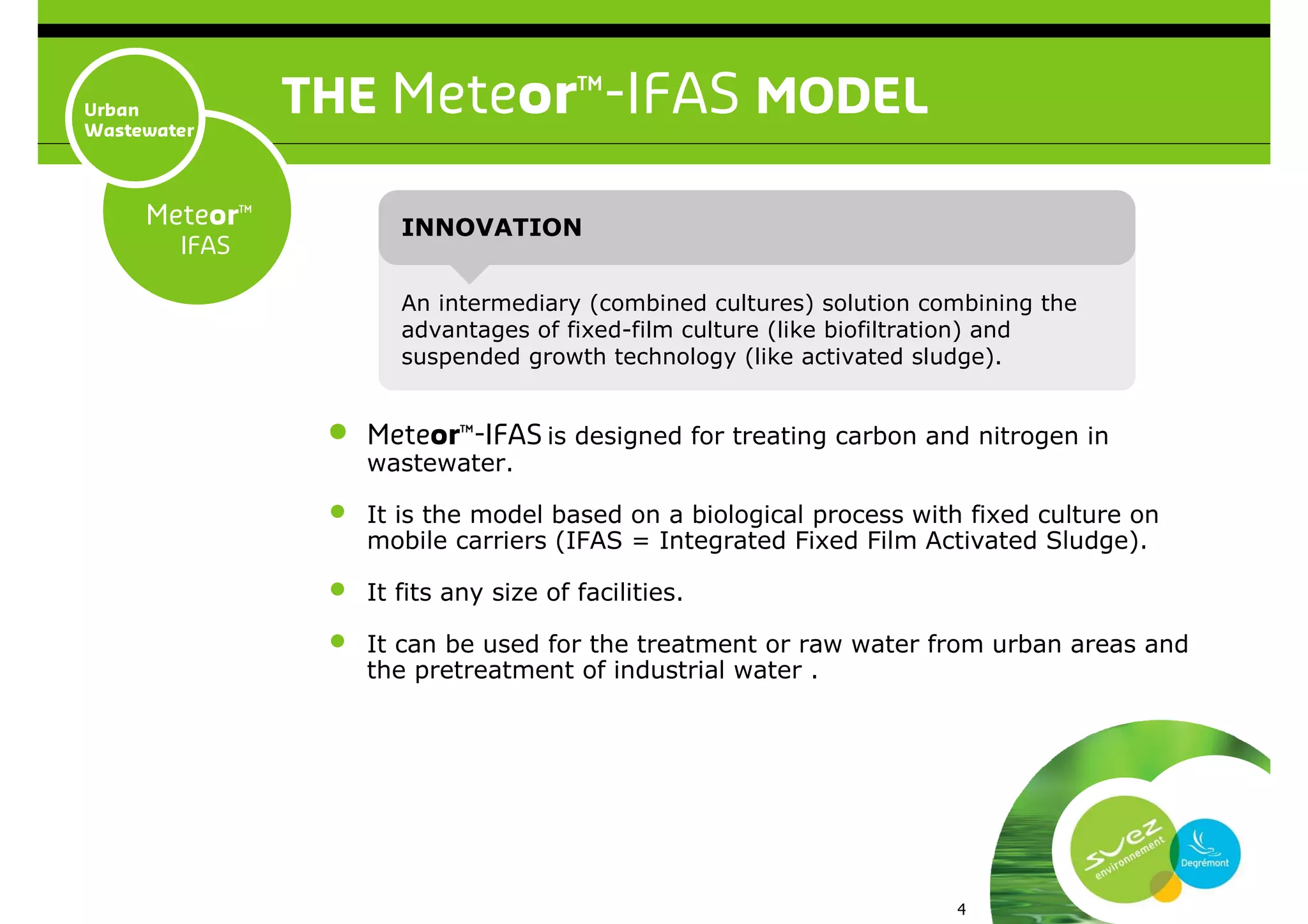 Meteor IFAS - Remove carbon and nitrogen wastewater using a very ...