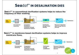 Seadaf - Optimize pretreatment productivity before desalination | PDF