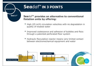 Seadaf - Optimize pretreatment productivity before desalination | PDF
