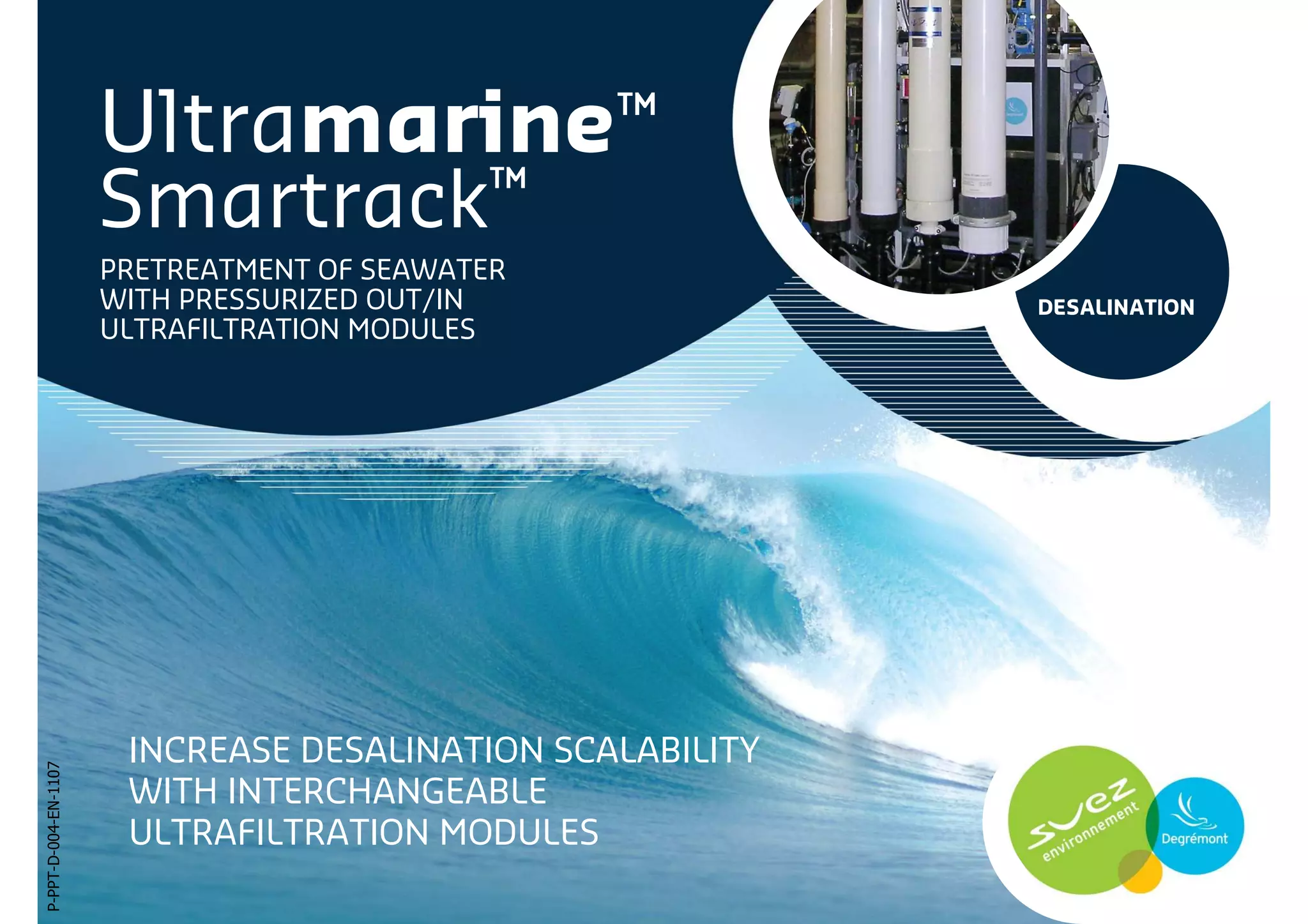 Ultramarine Smartrack - Pretreatment of seawater with pressurized out ...