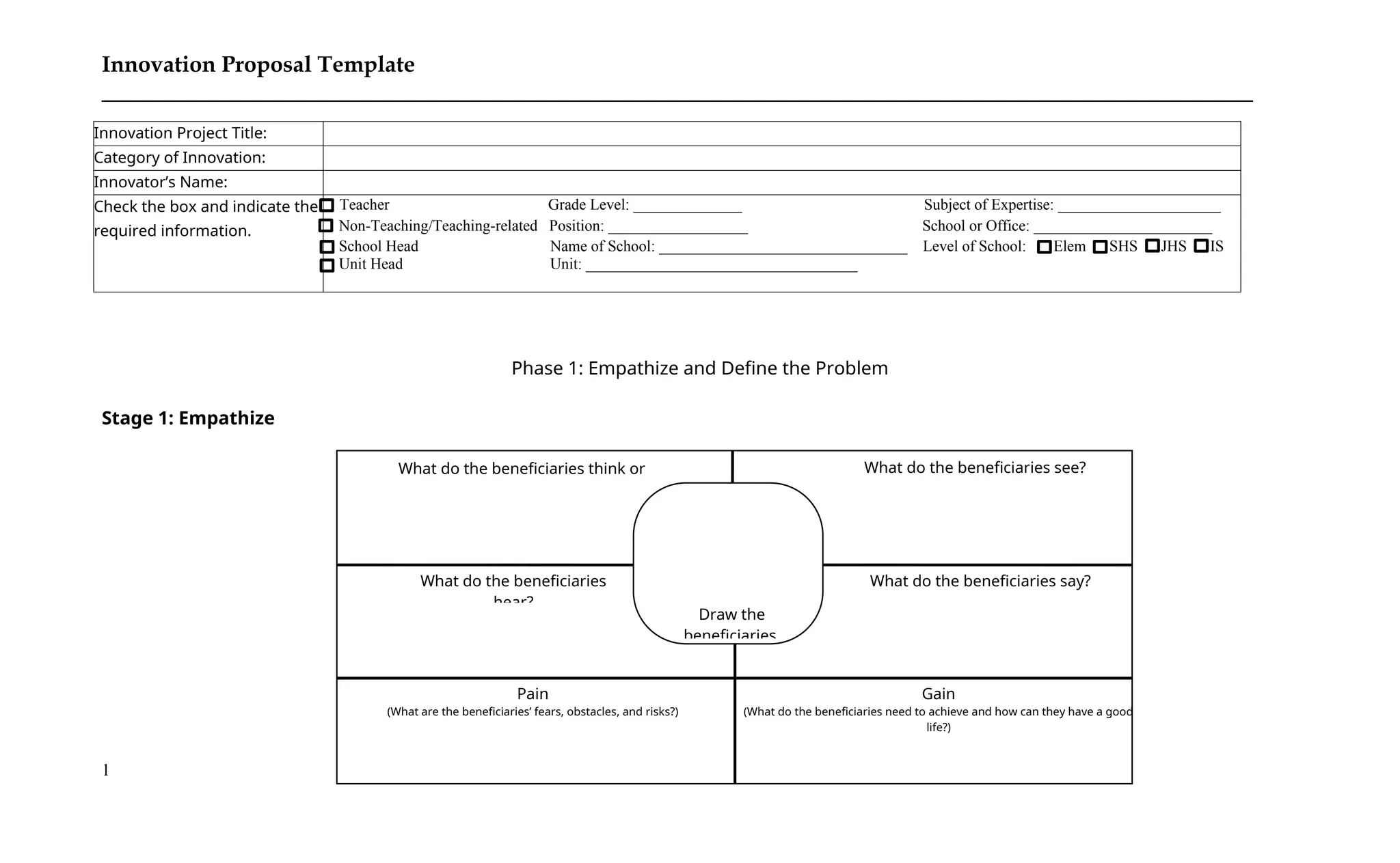 Innovation Proposal template sample.docx | Technology & Computing