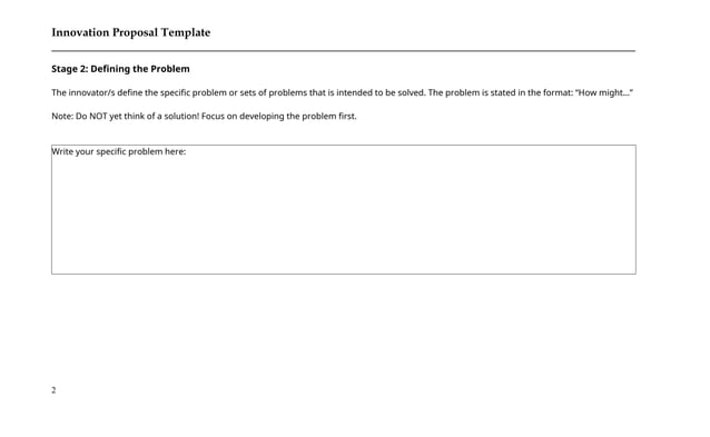 Innovation Proposal template sample.docx | Technology & Computing