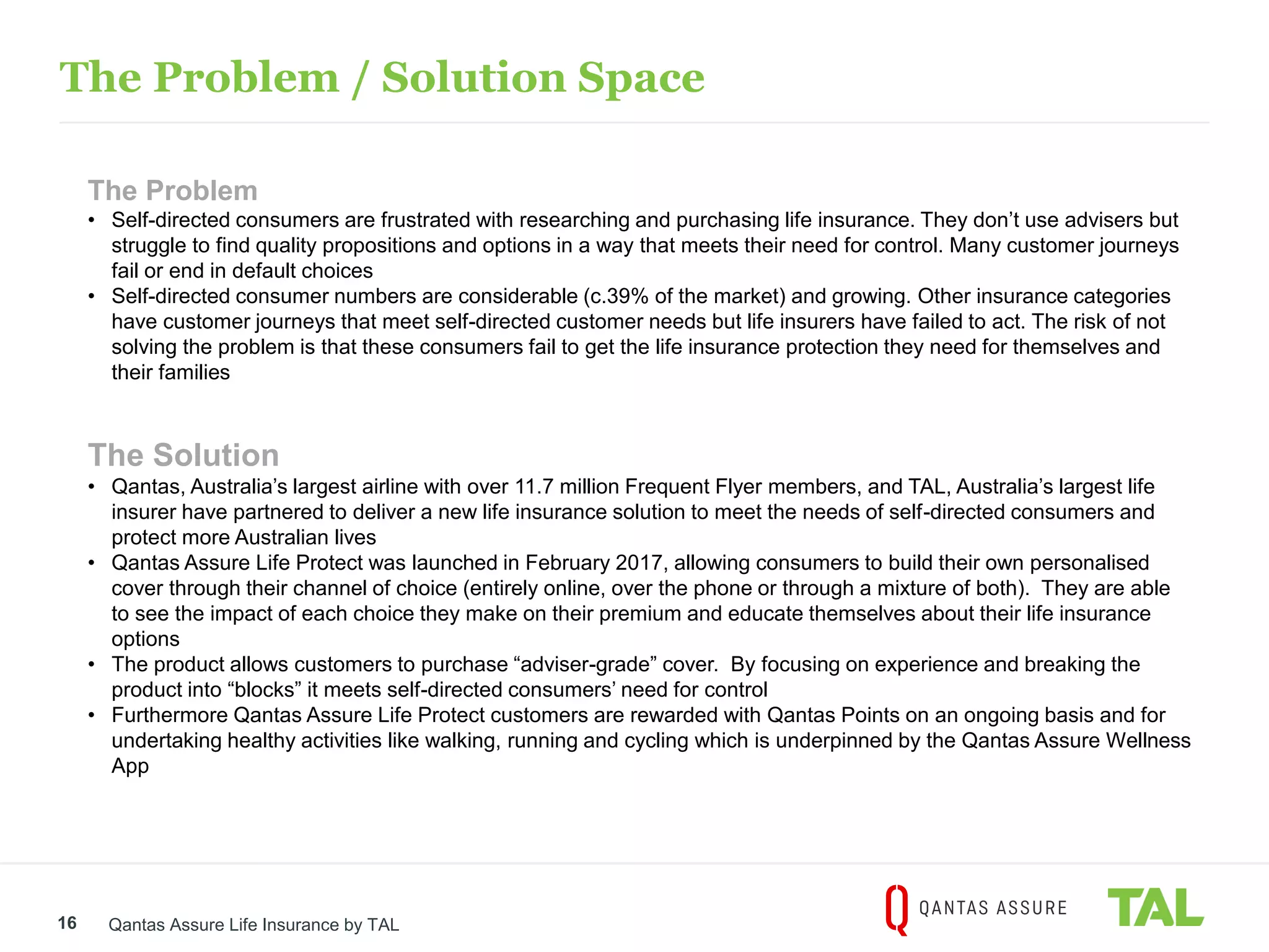 Asia Insurance Innovation Award 2017 - TAL & Qantas Assure | PDF