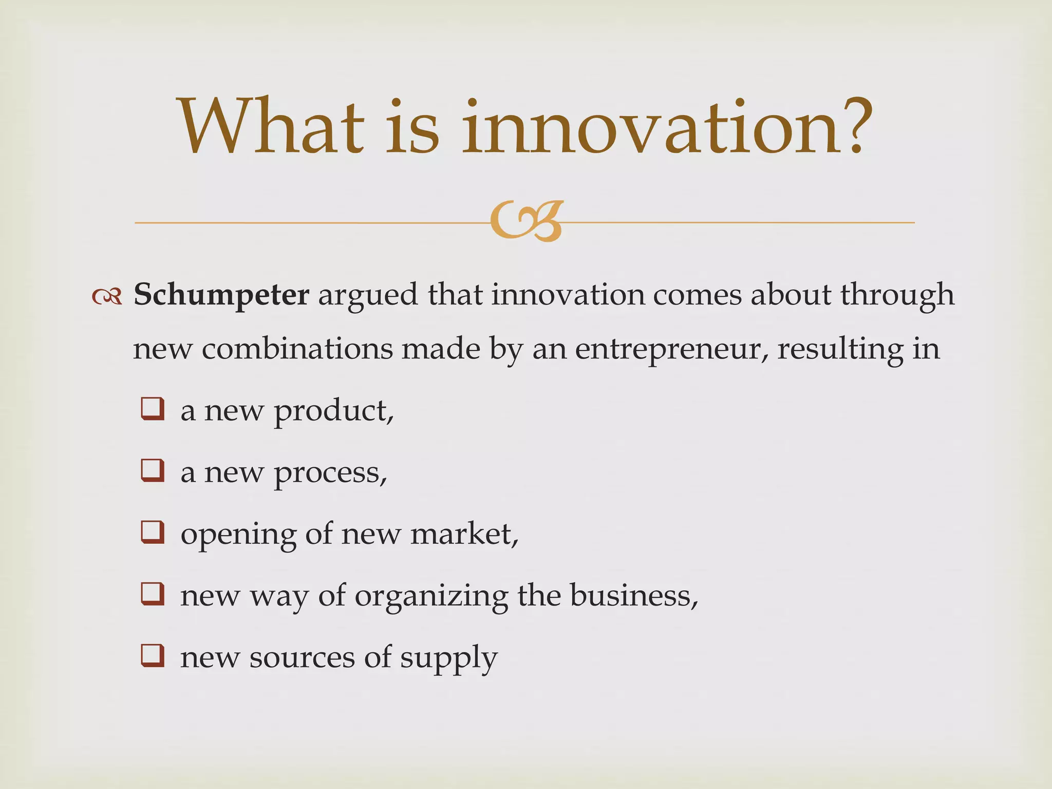 Innovation - Types and Phases | PPTX