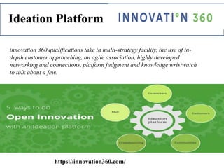 WELCOME TO INNOVATION 360 | PPT