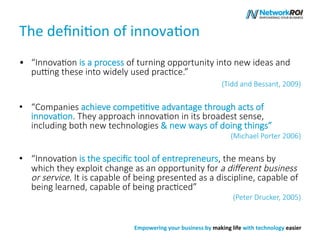 Introduction to the innovation process | PPT