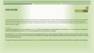 Innovation 360 profile | PPT