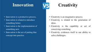 Innovation and creativity | PPT