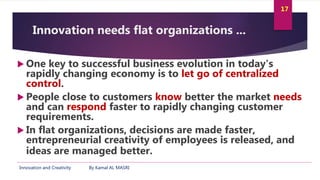 Innovation and creativity 06 innovative organizations | PPT