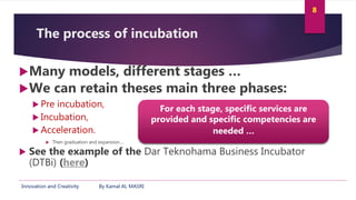 Innovation and creativity 07a business incubators | PPTX | Startups ...