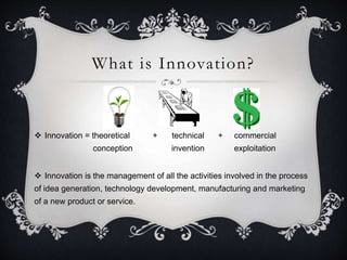 Innovation and engineers | PPTX