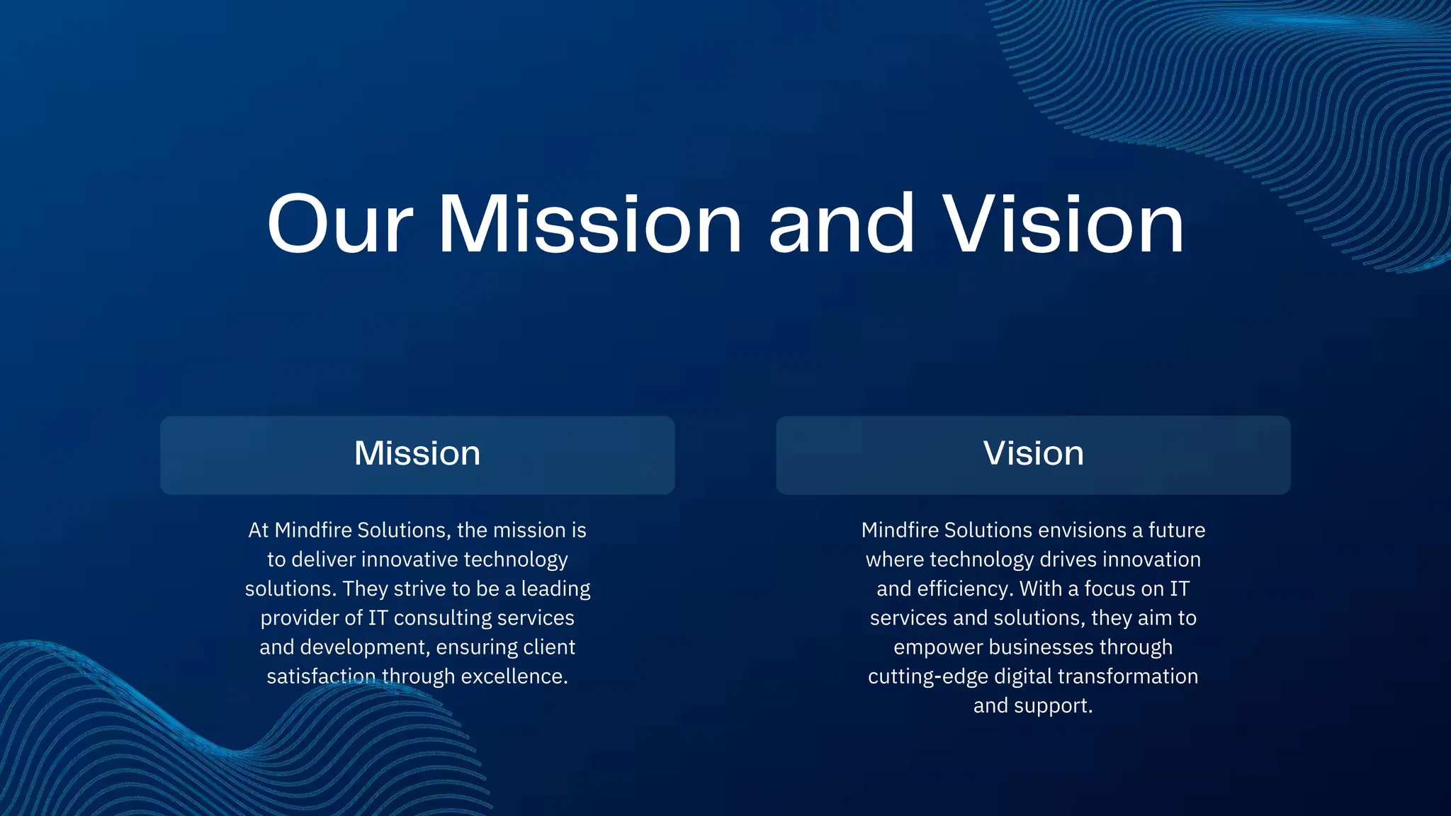 Innovation and Excellence The Driving Forces Behind Mindfire Solutions.pptx