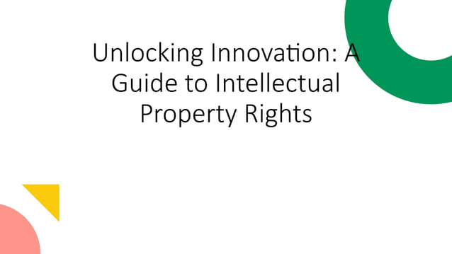 Innovation and Intellectual property rights.pptx