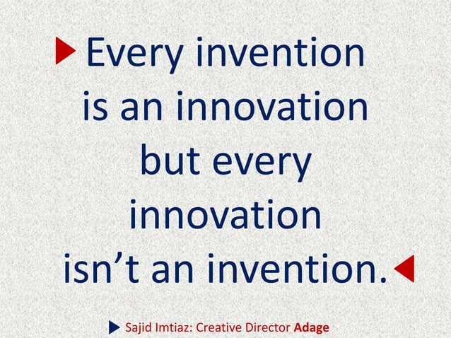 Innovation and Invention | PPT