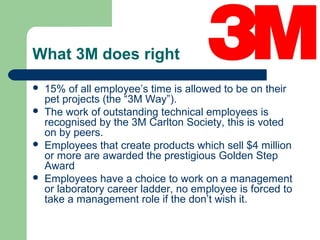 Innovation and organisation 3 m way | PPT