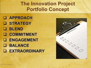 Innovation & Project Management - Partners in Growth | PPT