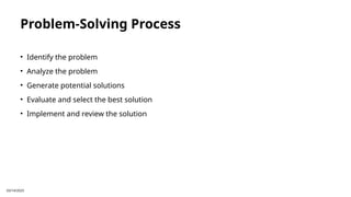Innovation and Problem Solving- an overview (2).pptx