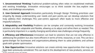 Innovation and Problem Solving- an overview (2).pptx