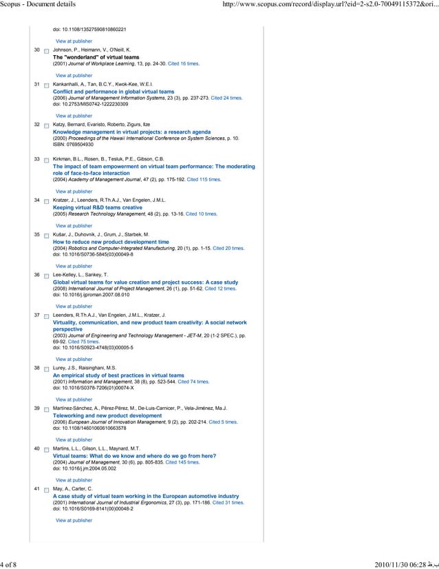 Innovation and r&d activities in virtual team | PDF