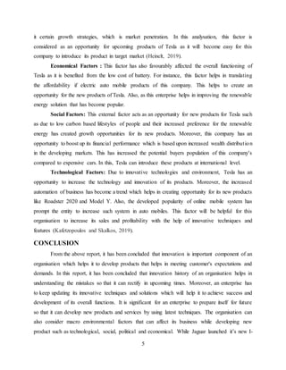 Innovation in business | DOCX