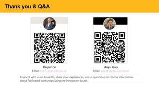 Innovation Basket webinar presentation 2024 | PDF