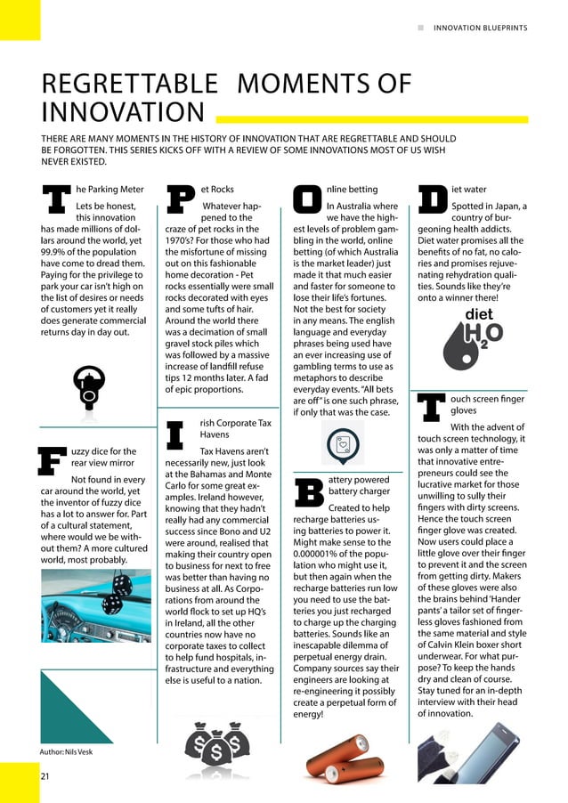 Innovation blueprints #101 | PDF | Business | Business and Finance