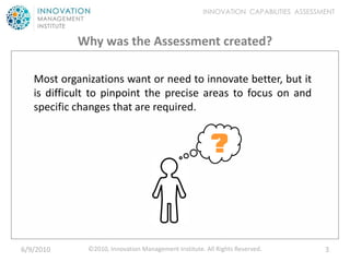 Innovation Capabilities Assessment - Introduction | PDF
