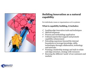 Innovation capability building perspective feb 13 | PPT