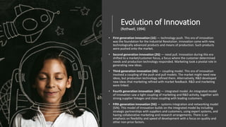 Innovation Capability for Sustainable Competitive Advantages | PPT