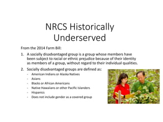 Innovation delivery to historically underserved producers | PPT