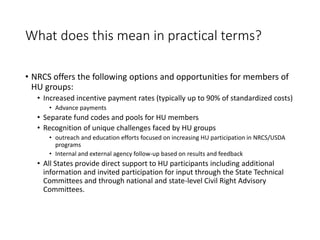 Innovation delivery to historically underserved producers | PPT