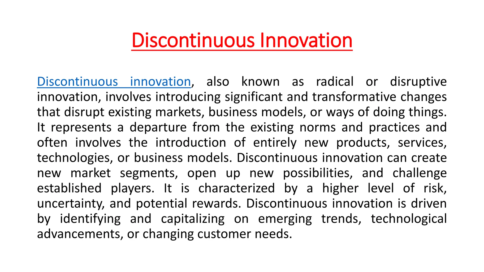 innovation & design thinking, types of innovation , design process with ...