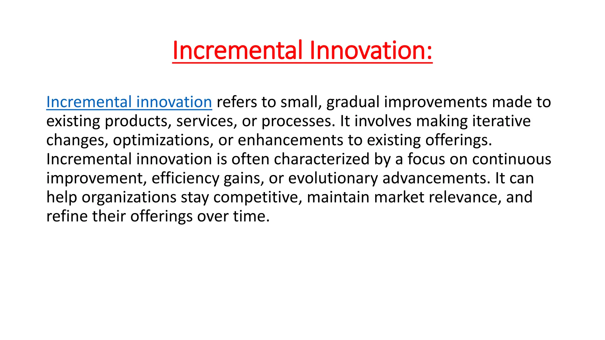 innovation & design thinking, types of innovation , design process with ...