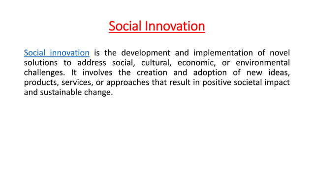 innovation & design thinking, types of innovation , design process with ...