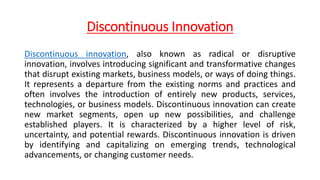 innovation & design thinking, types of innovation , design process with ...