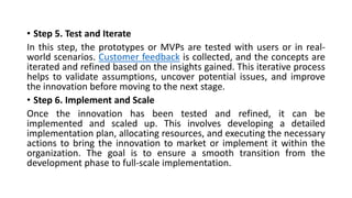 innovation & design thinking, types of innovation , design process with ...