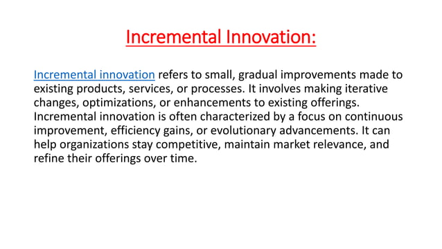 innovation & design thinking, types of innovation , design process with ...
