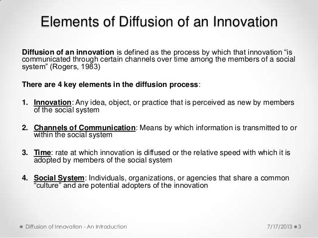 Diffusion of Innovation